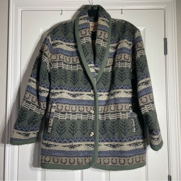 Woolrich | Jackets & Coats | Vintage Woolrich Large Wool Blanket Jacket ...